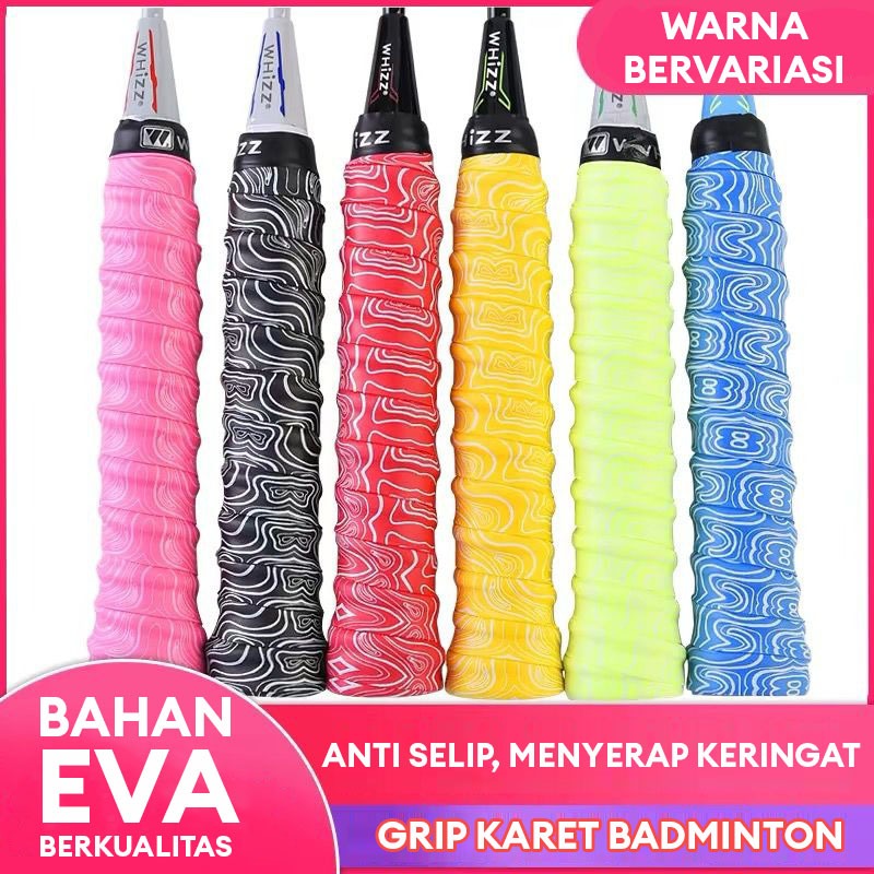 Jual BBAK Grip Karet Tulang Raket Badminton Pelindung Grip Raket ANTI ...