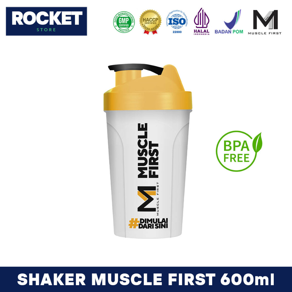 Jual Muscle First Premium Shaker 600 ml - NEW M1 Sport Shaker Refined ...