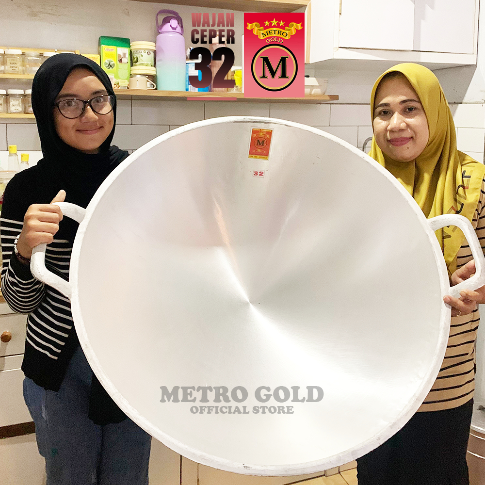 Jual METROGOLD - WAJAN CEPER NO. 32 ALAT PENGGORENGAN BAHAN ALUMUNIUM ...