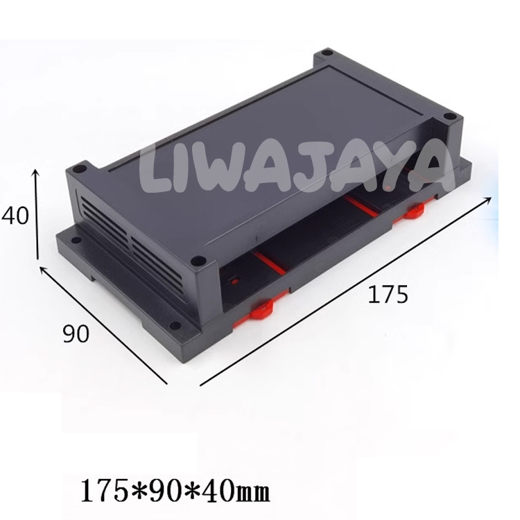 Jual PLASTIC INDUSTRIAL BOX PLC 175X90X40MM - BOX ELEKTRONIKA 17.5MM ...