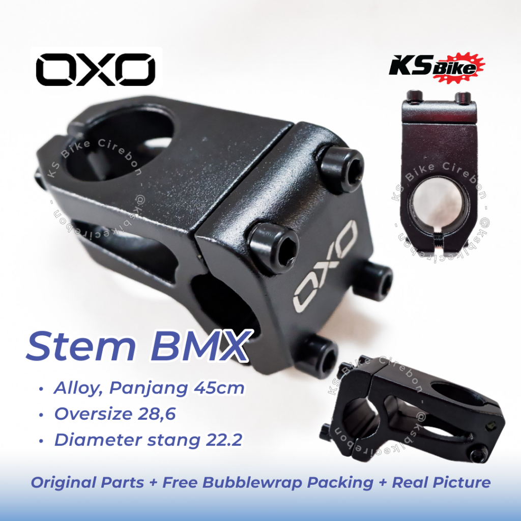 Jual Stem Sepeda BMX OXO ST-100 Aluminium Alloy 22.2 x 28.6 Handlebar ...