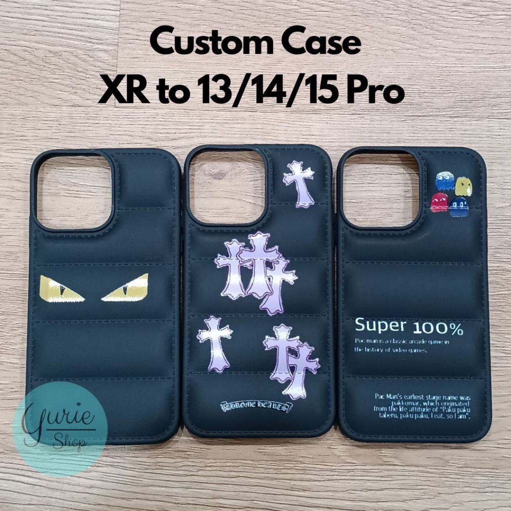 Jual Silikon Custom Soft Case "PUFF" XR to Series 13Pro/14Pro/15Pro/16Pro (3 Kamera) | Shopee ...