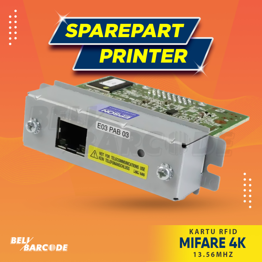 Jual Port LAN Epson TMU 220 TMT82 Interface Ethernet Spare Part Printer ...