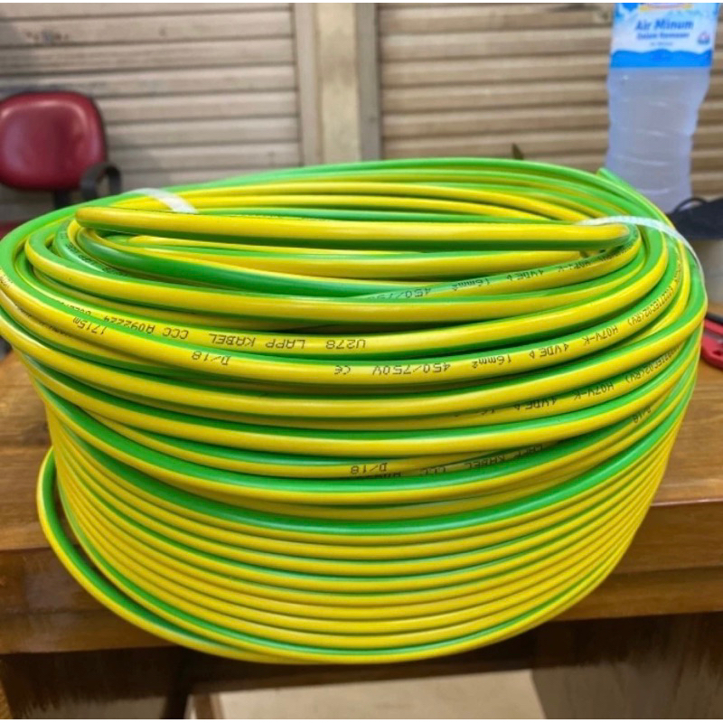 Jual Kabel NYAF 16 MM Grounding 16 MM Serabut / Kuning Hijau | Shopee Indonesia