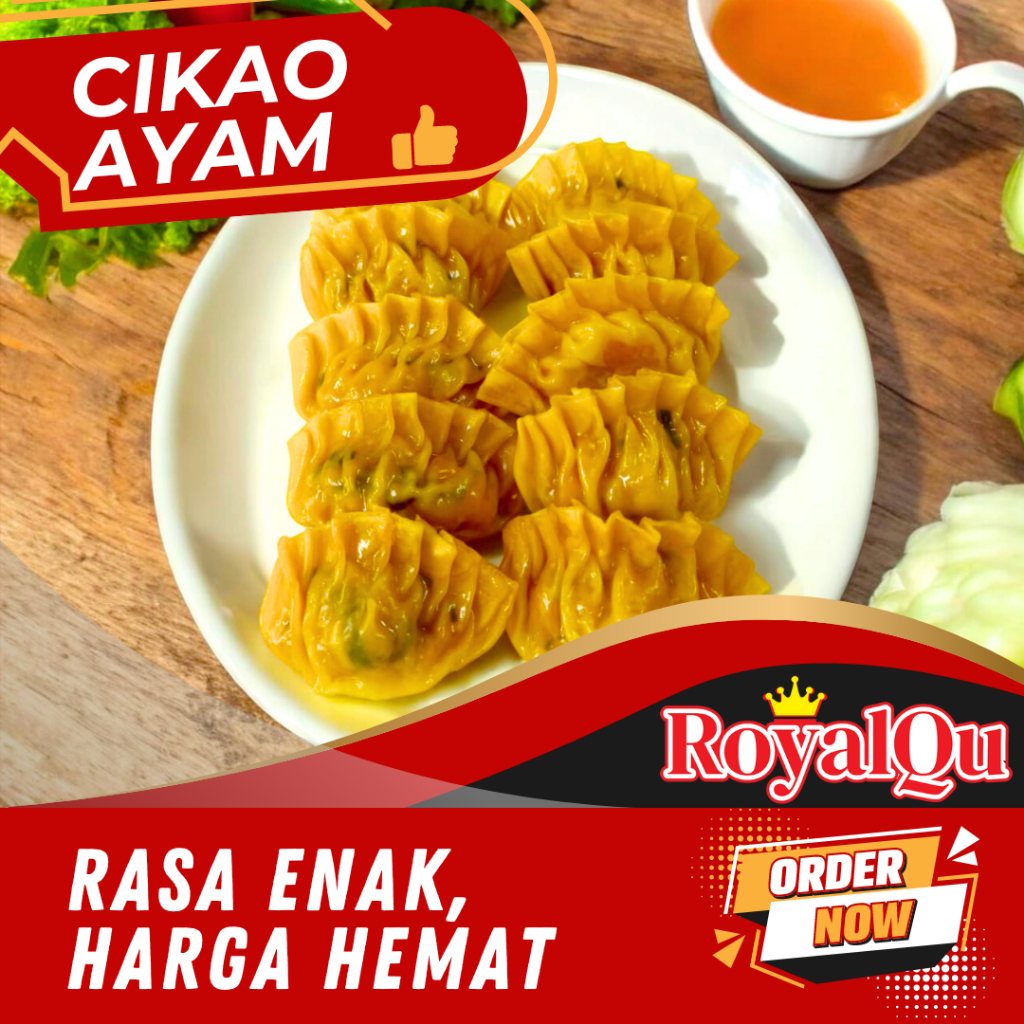 Jual ROYALQU Cikao Ayam Pangsit Dimsum Frozen Food | Shopee Indonesia