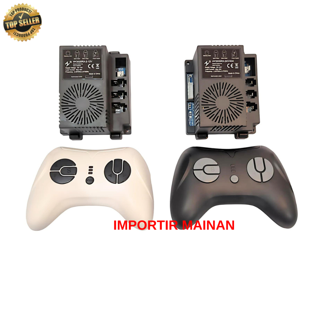 Jual receiver box mobil aki anak 12V 24V remote JR1839 HY2025RX-2-12V ...