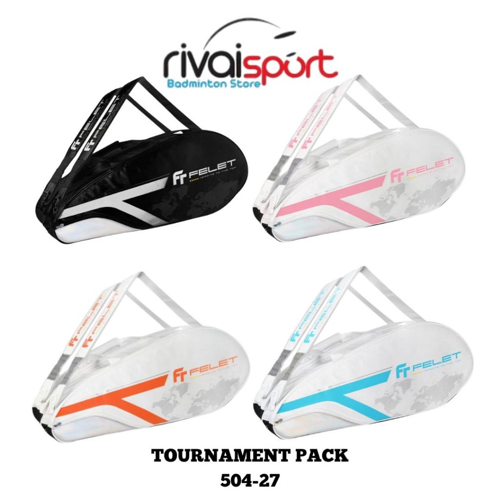 Jual Tas Badminton Felet Tournament Pack 507-24 | Shopee Indonesia