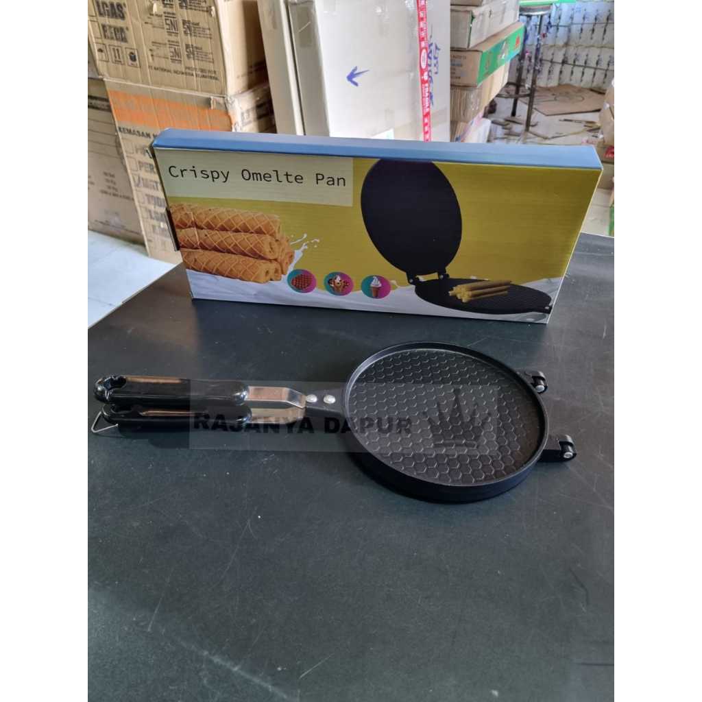 Jual Cetakan kue semprong premium teflon anti lengket - cetakan opak ...