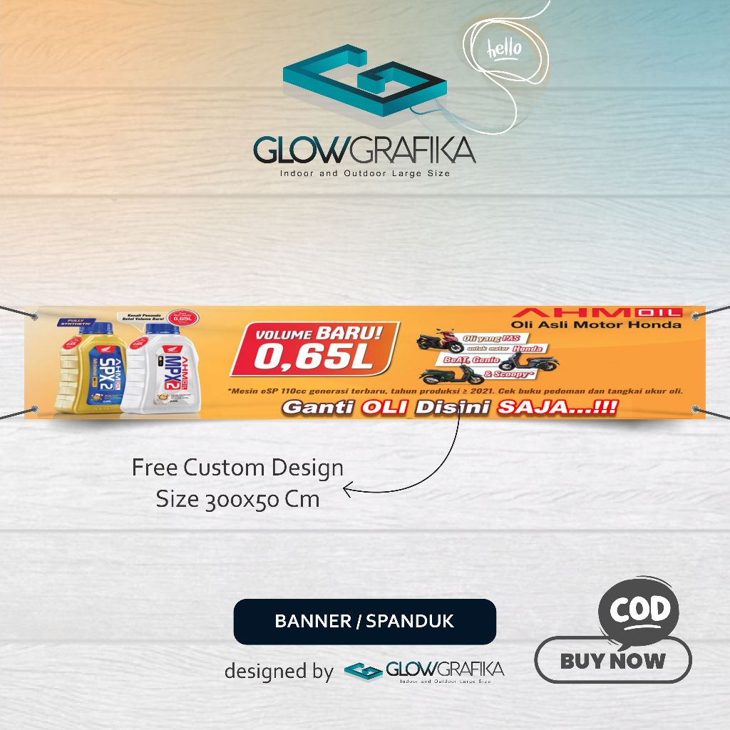 Jual Cetak Spanduk Banner Bengkel Ganti Oli | Shopee Indonesia