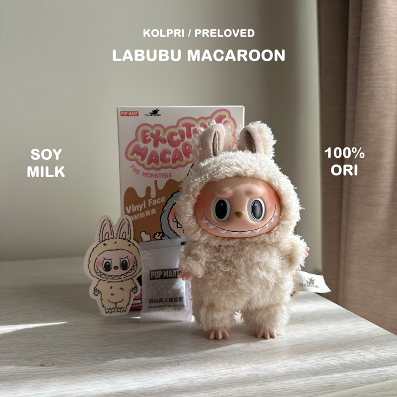 Jual [100% ORIGINAL] Preloved Labubu Exciting Macaroon Soy Milk ...