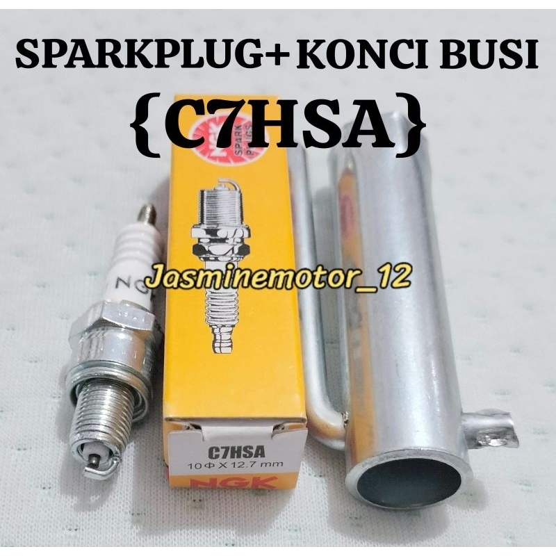 Jual SPARKPLUGS + KONCI BUSI NGK { C7HSA } SMASH LAMA SMASH NEW SHOGUN ...