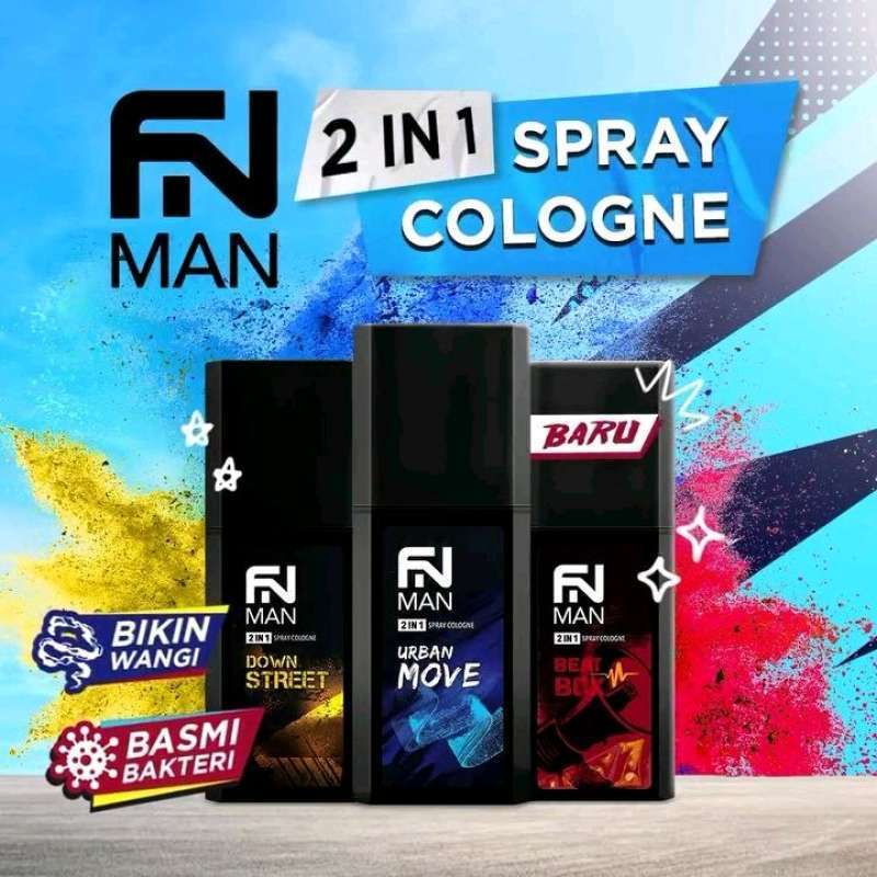 Jual FN Man 2in1 Perfume Spray Cologne 115 mL | Shopee Indonesia