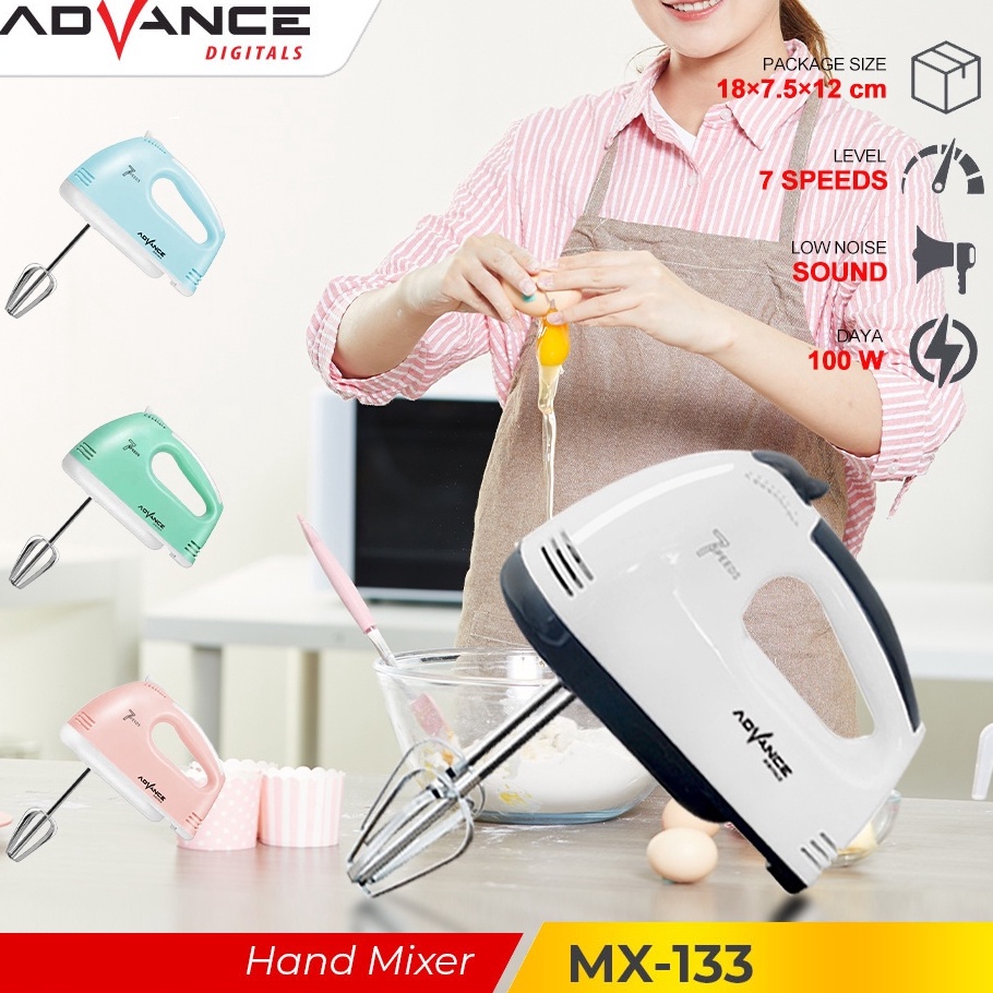 Jual MAKSIMAL Advance Hand Mixer MX133 Alat Pengocok Telor Pengaduk ...