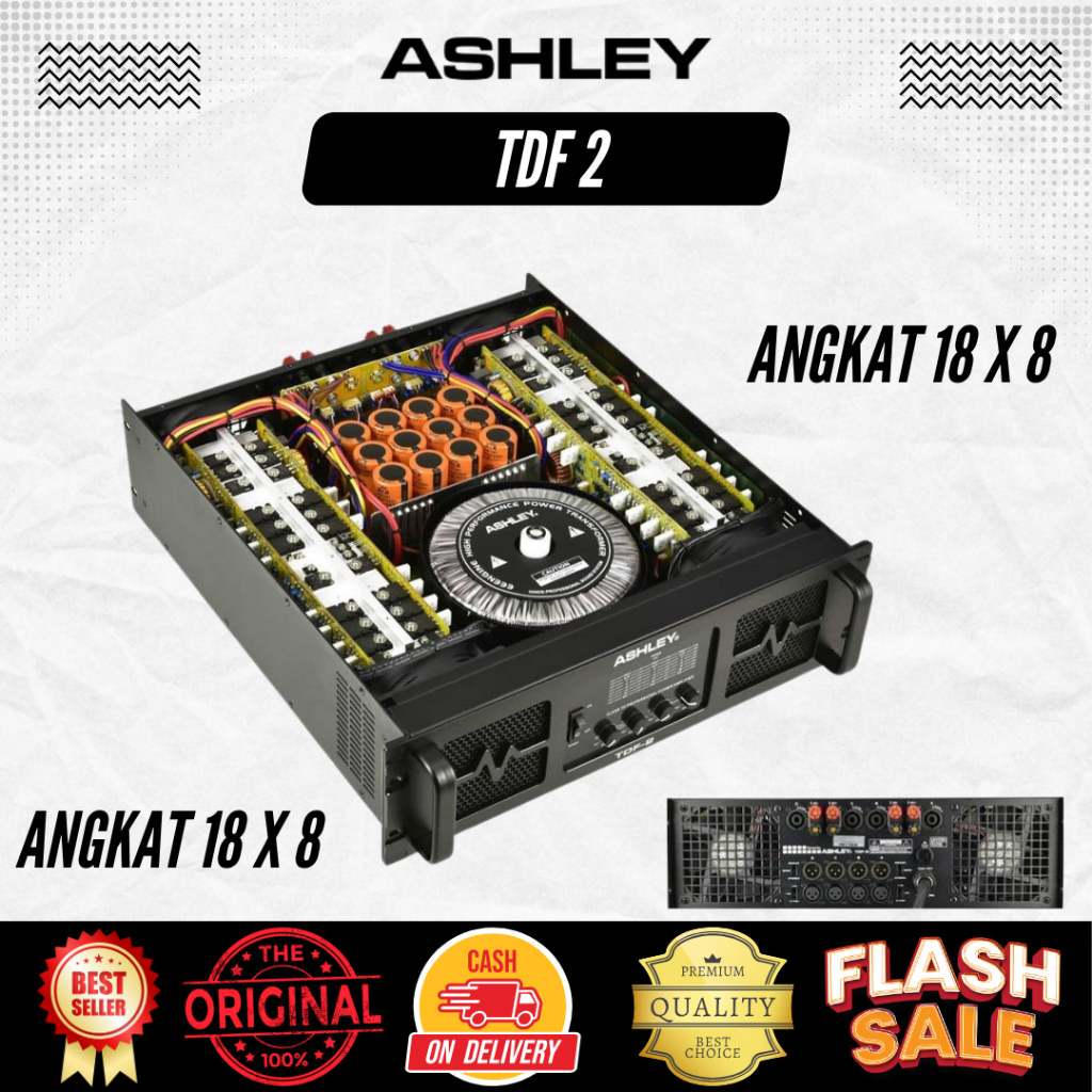 Jual Power Amplifier Ashley TDF 2 Class TD | Shopee Indonesia