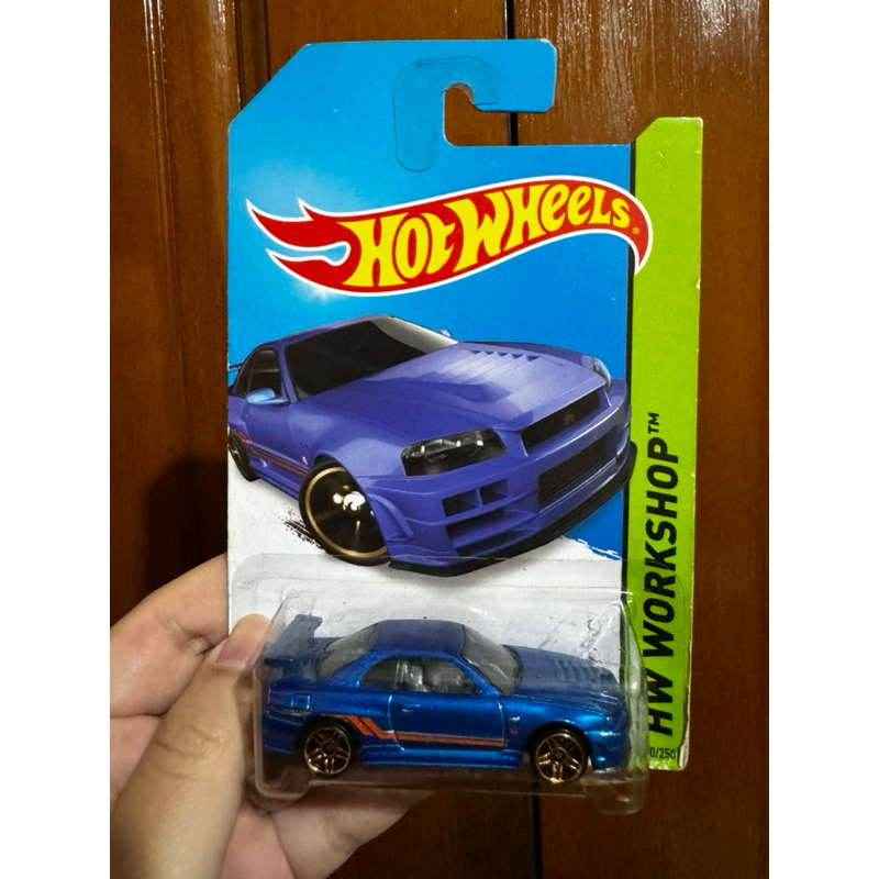 Jual Hot Wheels Nissan Skyline GTR R34 Biru | Shopee Indonesia