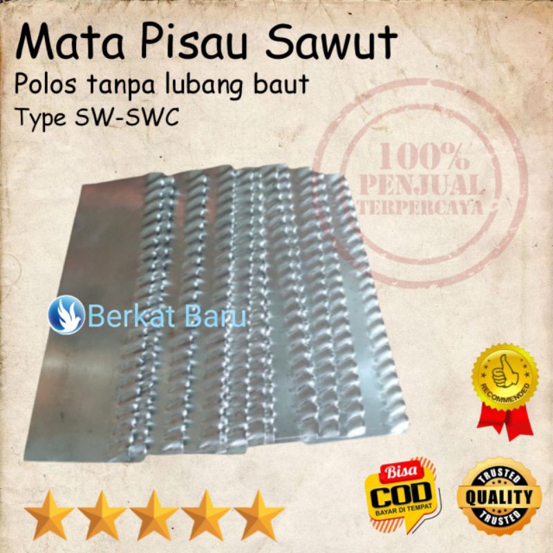 Jual Pisau Sawut Baja Stainless SW-80D/S2P Mata pisau sawut/Pisau ...