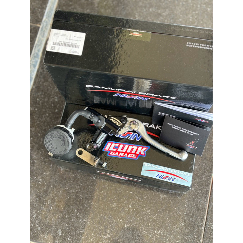 Jual master rem nissin samurai axial original produk universal semua motor kanan saja pnp bebek ...