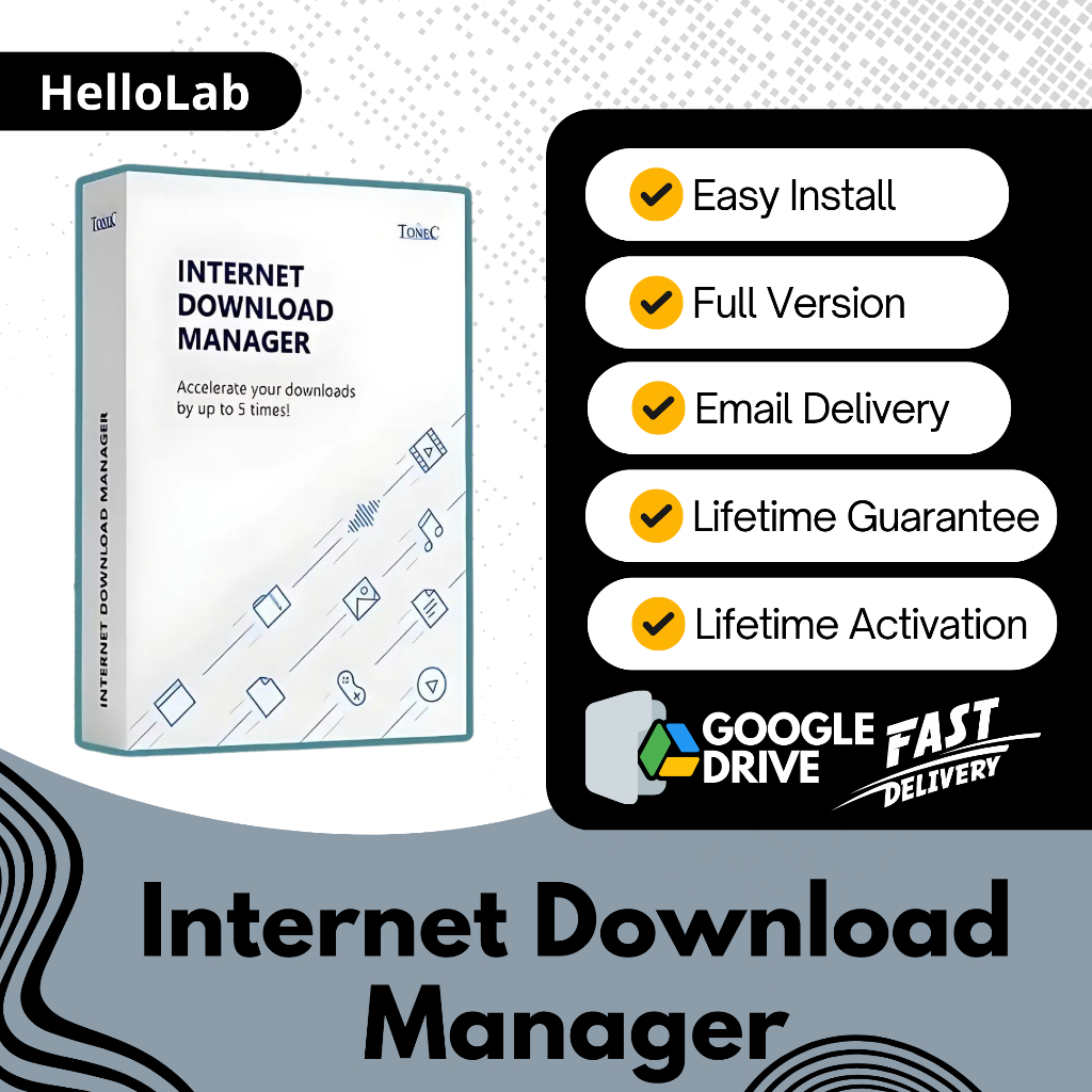 Jual IDM Internet Download Manager v6.42 Build 19 Full Version | Shopee Indonesia