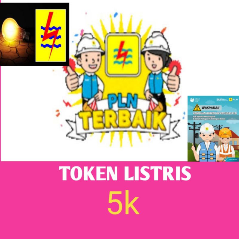 Jual Token PLN 5K PLN MOBLE 5KPLN PLN001(kirim kan nomer Meteran mu ...