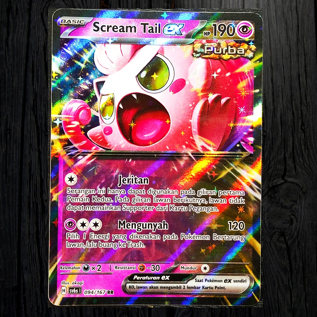 Jual Scream Tail EX RR Pokemon sv6s Topeng Transfigurasi - PSIKIS ...