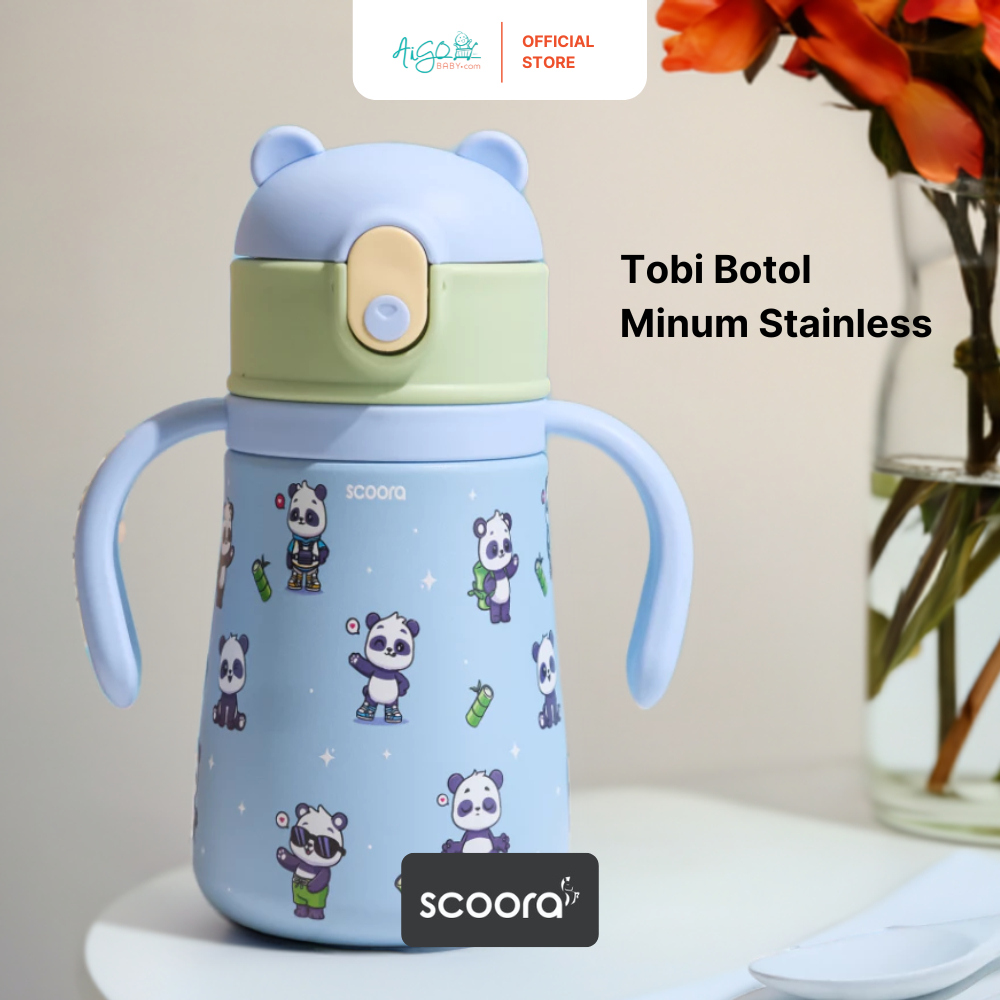 Jual SCOORA - Botol Minum Stainless Anak Lucu | Shopee Indonesia