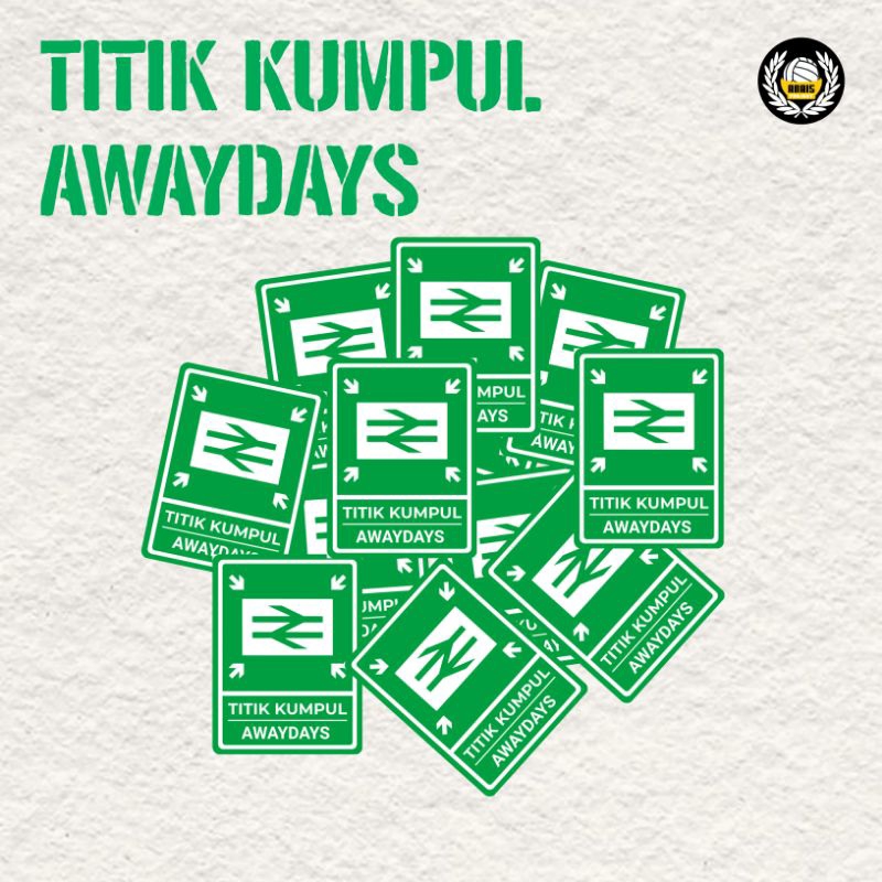 Jual Sticker Titik Kumpul Awaydays | Shopee Indonesia