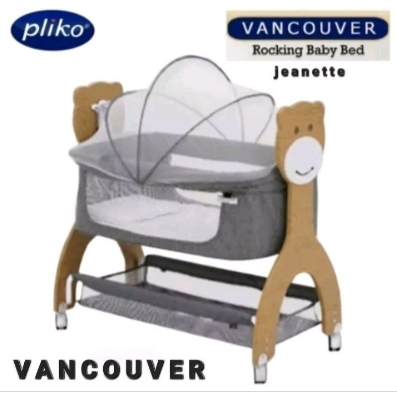 Jual Box Pliko Vancouver Rocking Baby Bed | Shopee Indonesia