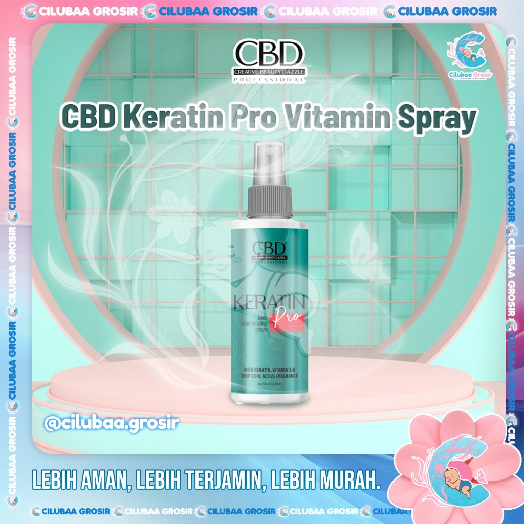 Jual CBD Professional Keratin Pro Daily Hair Vitamin Spray 100mL ...