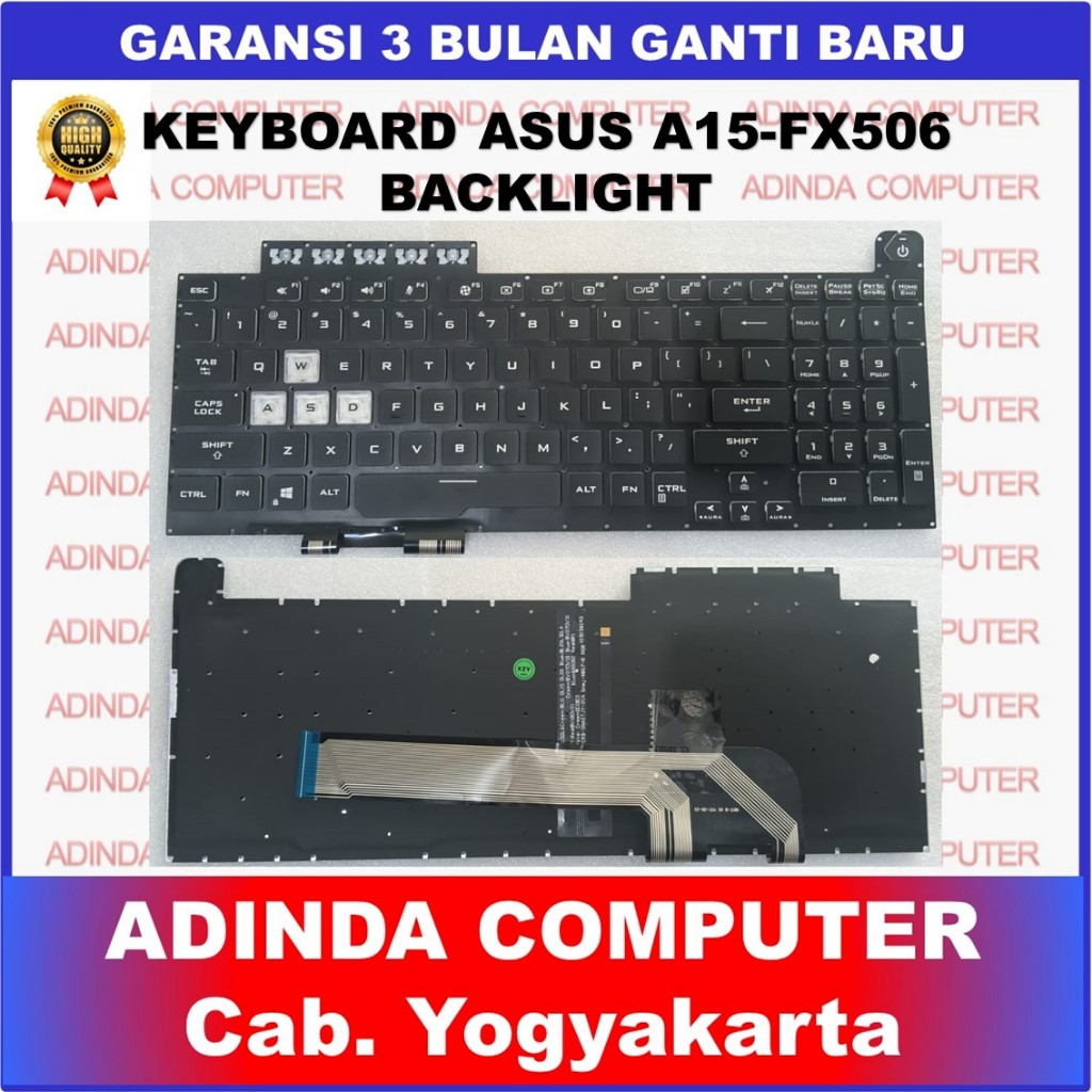Jual Keyboard Asus TUF A15 FX506 FX506HC FX506I FX506IH FX506II Backlight | Shopee Indonesia