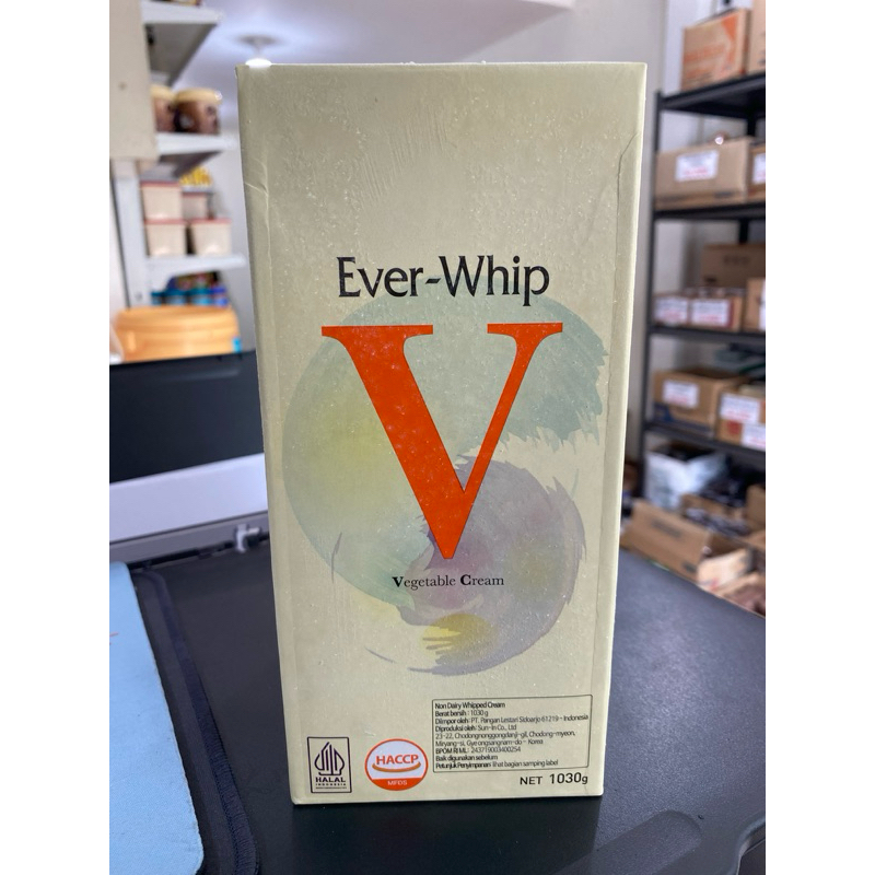 Jual Everwhip V vanilla whipping cream 1L - INSTANT ONLY! | Shopee ...