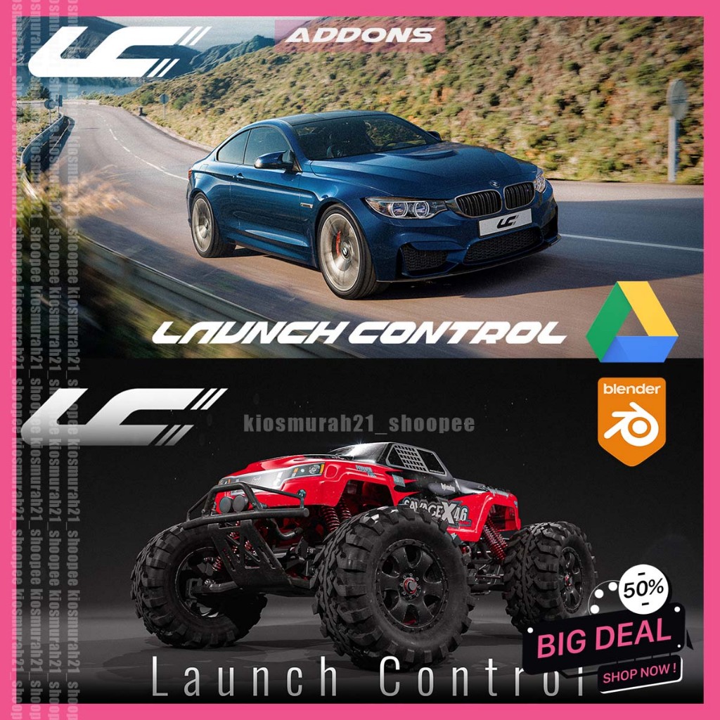 Jual Launch Control Auto Car Rig - Blender 3D Addons | Shopee Indonesia