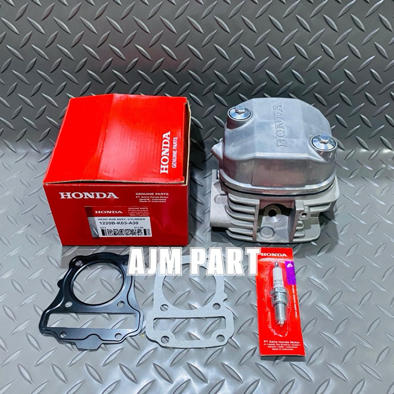 Jual blok head cylinder assy K03 isi Komplit revo fit injeksi blade fi ...