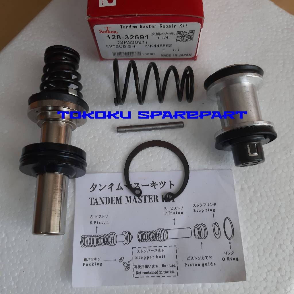 Jual seiken brake master rem kit atas ps125 b/m kit tandem master ...