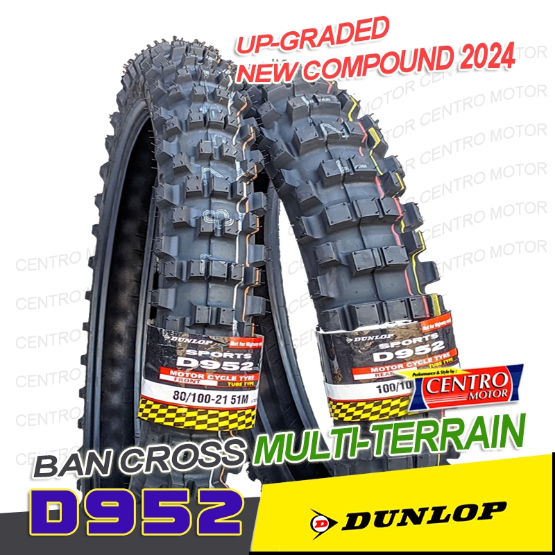 Jual DUNLOP D952 New Compound.Ban Cross/Trabas.Cocok untuk segala medan ...