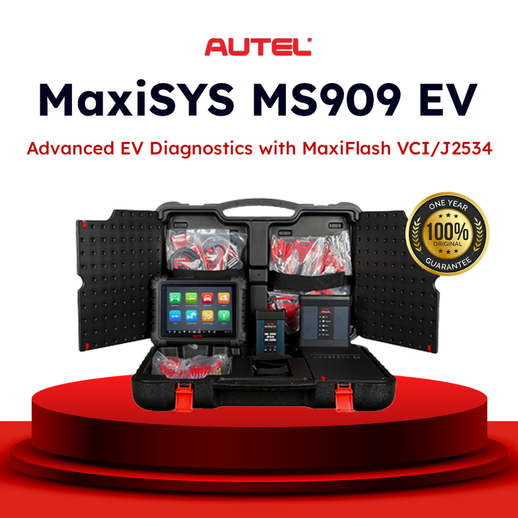 Jual AUTEL MaxiSYS MS909 EV | Advanced EV Diagnostics with MaxiFlash ...