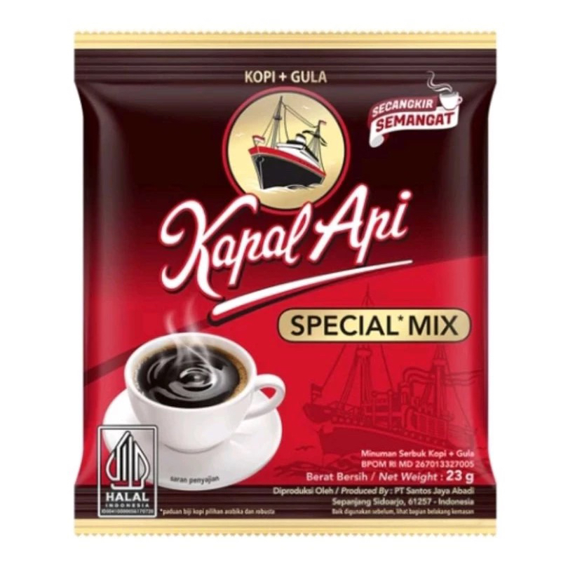 Jual KOPI KAPAL API SPECIAL MIX 23gr | Shopee Indonesia