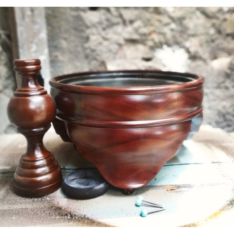Jual Tebok helopet pleci natural kayu | Shopee Indonesia