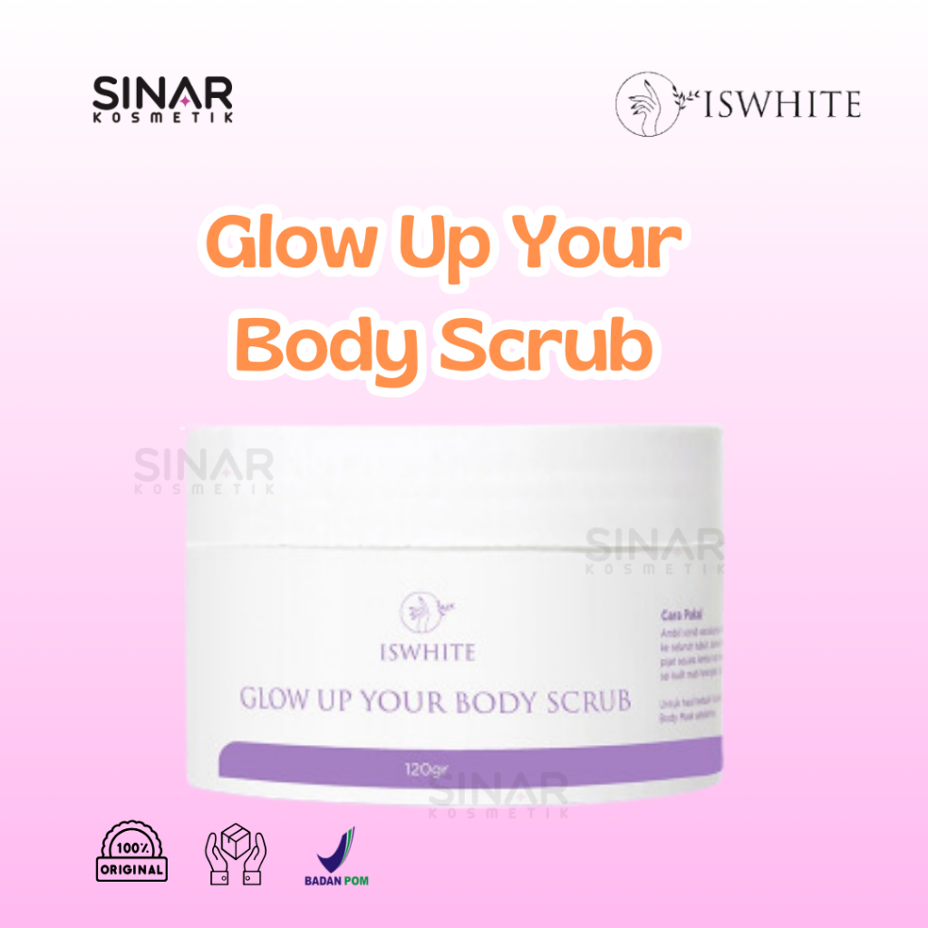 Jual Iswhite Glow Up Your Body Scrub 120gr | Scrub Badan - Lulur ...