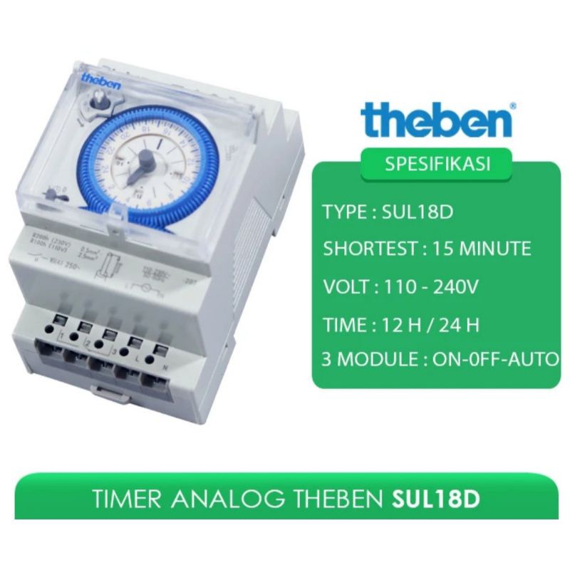 Jual TIMER ANALOG SUL 181D / SUL 181 D THEBEN | Shopee Indonesia