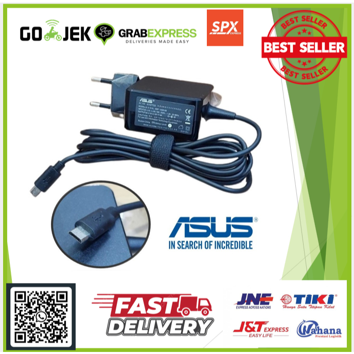 Jual Adaptor Charger Asus Transformer Book T100 T100TAM Series 5v-3a ...