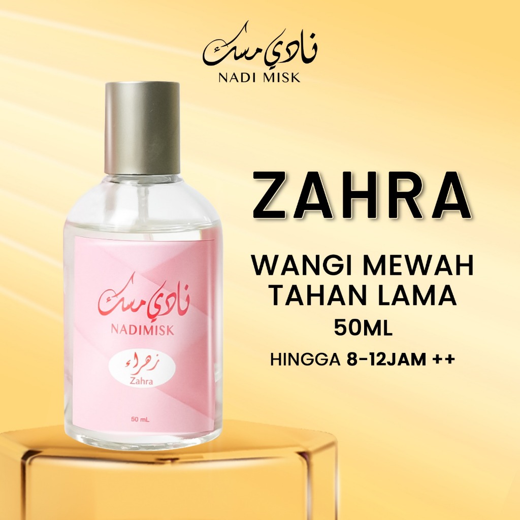 Jual NadiMisk ZAHRA Parfum Wanita Perfume Cewek Tahan Lama 24 Jam ...