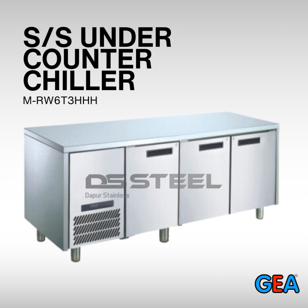 Jual GEA S/S Undercounter Counter Chiller 400 Liter M-RW6T3HHH ...