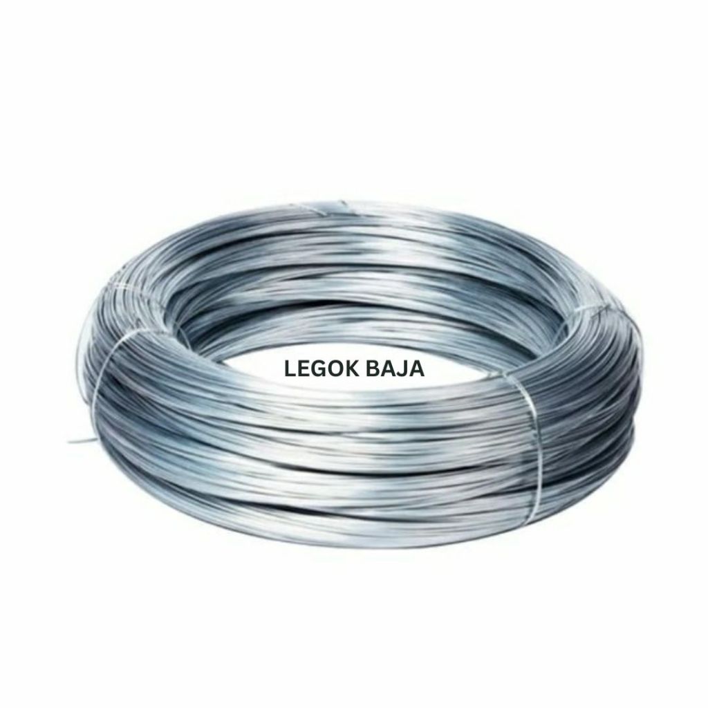 Jual KAWAT GALVANIS BWG / KAWAT BESI / KAWAT SENG PUTIH / KAWAT BENDRAT PUTIH PER KG | Shopee ...