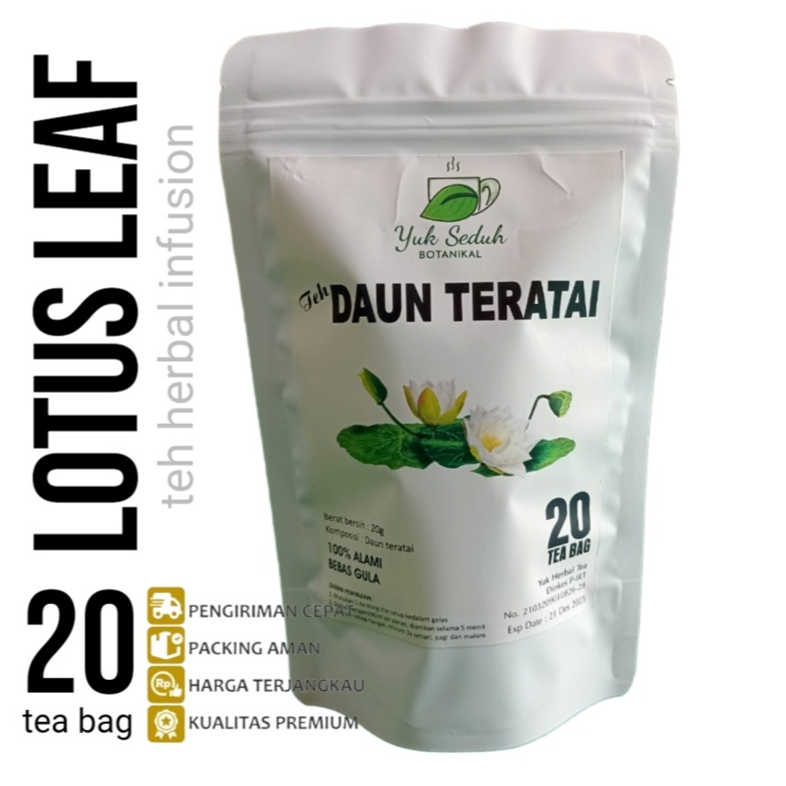 Jual LOTUS LEAF TEA / TEH TERATAI teh herbal infusion | Shopee Indonesia