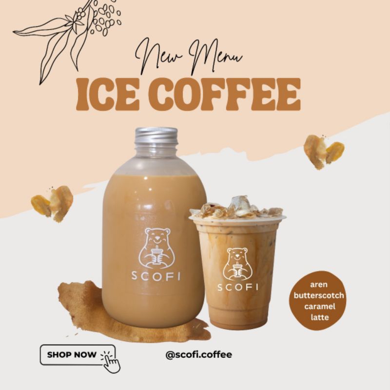 Jual SCOFI AREN LATTE 1 Liter - Kopi susu fresh brew dari House Blend ...