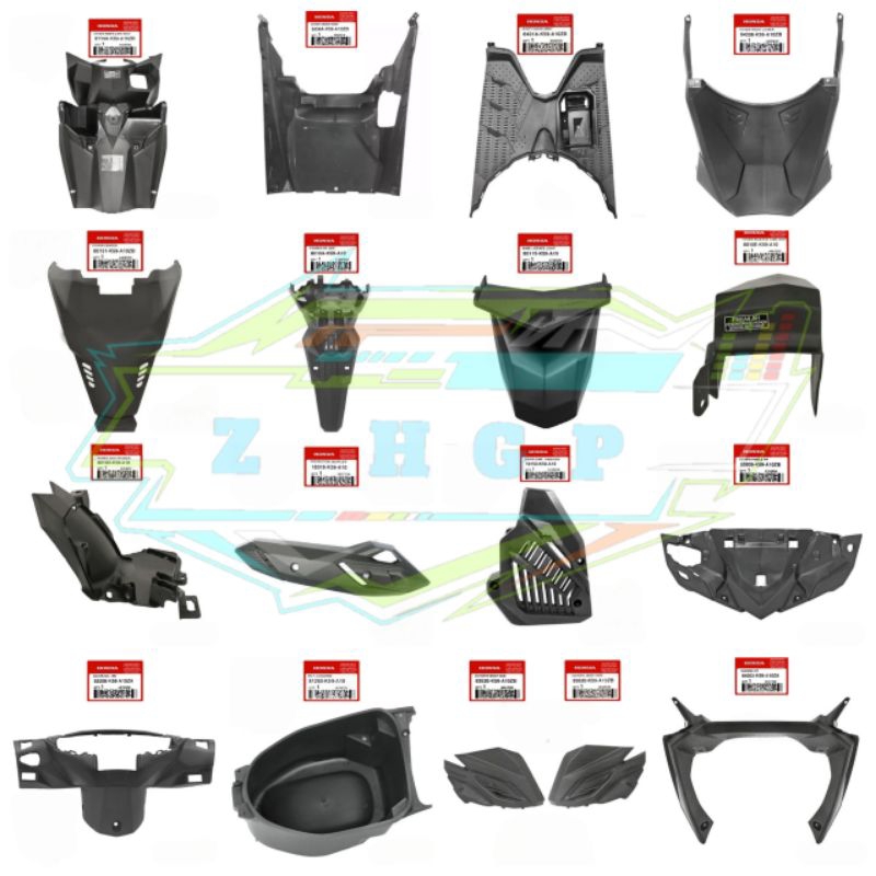 Jual Cover Full Body Kasar Vario 125/150 led old 2015 - 2017 original ...