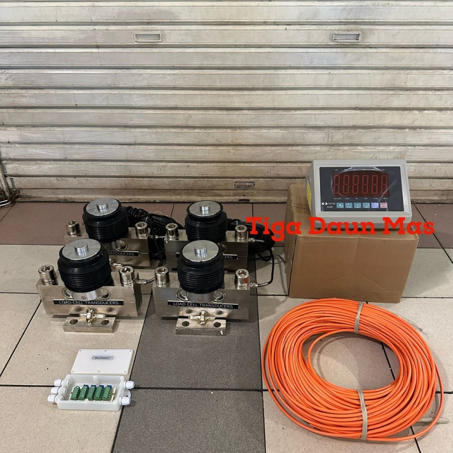 Jual Paket Jembatan Timbangan 4 PC Load Cell Keli QS 30 Ton + Indikator Sonic A28E + Junction ...