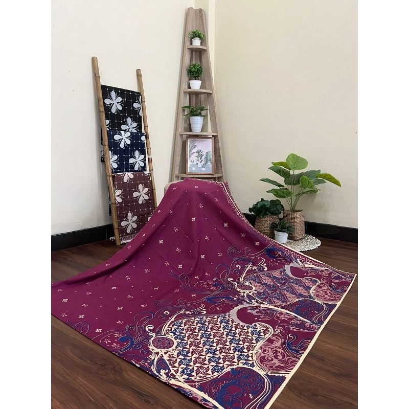 Jual Kain batik solo alusan abstrak bintang ungu | Shopee Indonesia