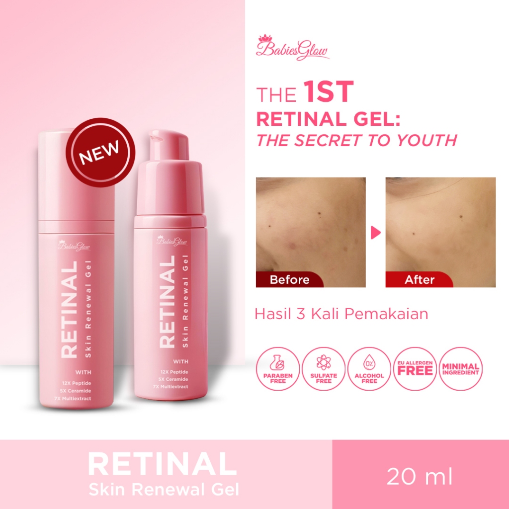 Jual Babies Glow Retinal Skin Renewal Gel | Shopee Indonesia