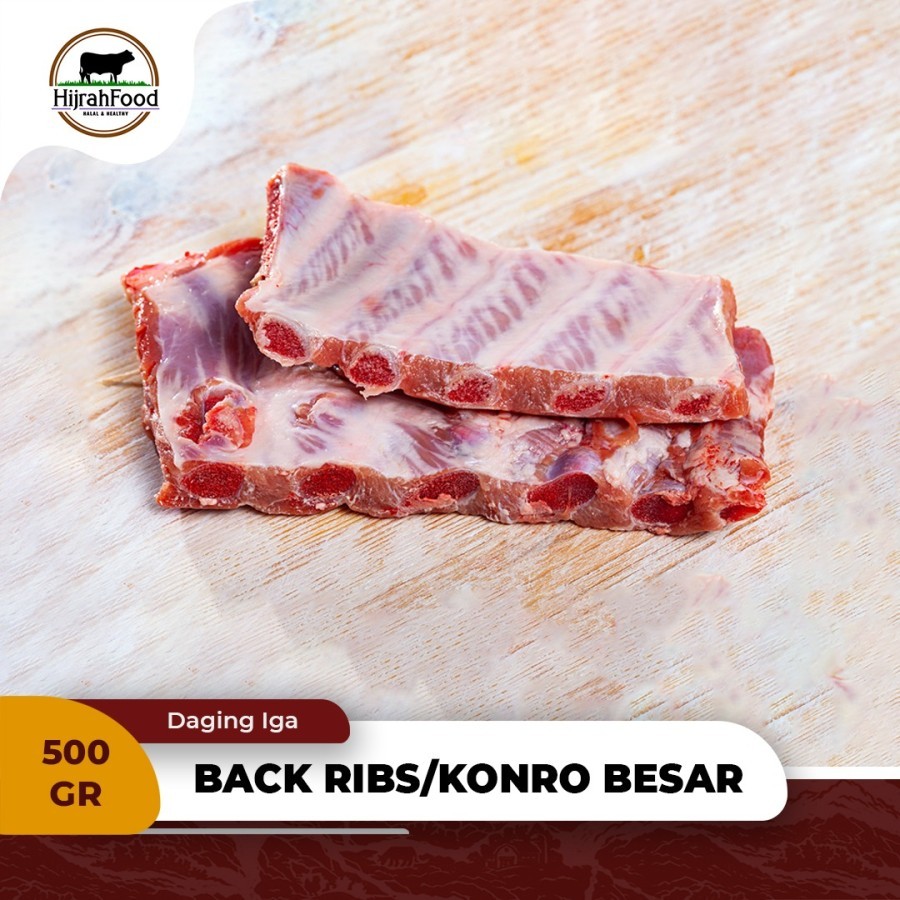 Jual Back Ribs Daging Iga Sapi Konro Potongan Besar Frozen | Shopee ...